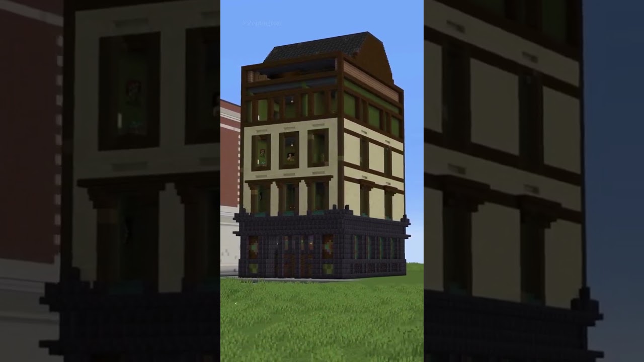 Authentic Irish Pub Design In Minecraft - YouTube