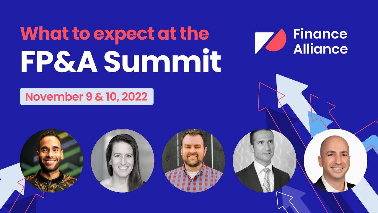 FP&A Summit 2022 | Nov 9 – 10 | Free Virtual Event | Finance Alliance ...