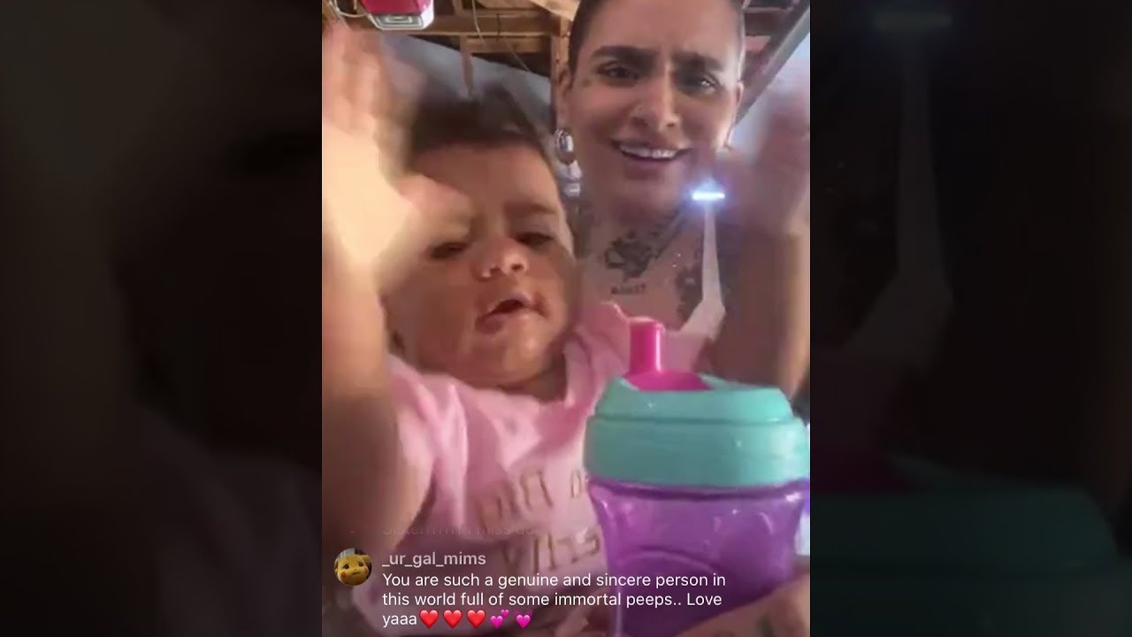 Kehlani & Her Cute Baby Daughter (May 4, 2020) - YouTube