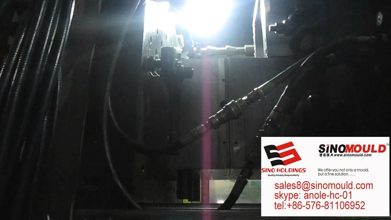 submarine gate 8 cavities filp top cap mould - YouTube