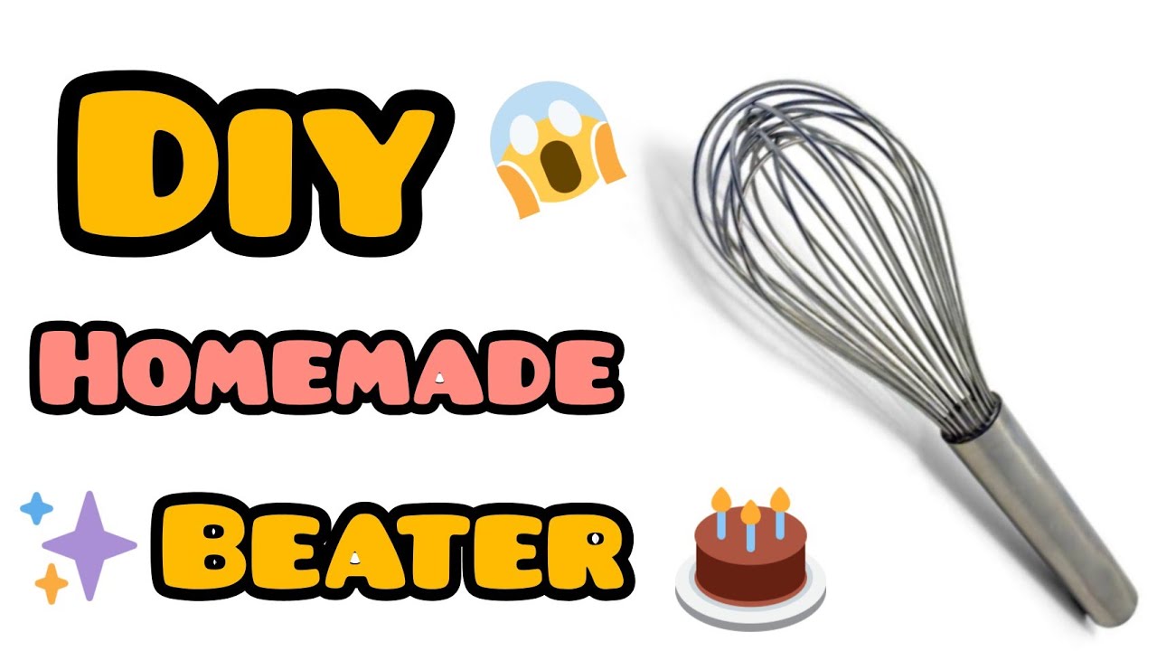 DIY HOMEMADE BEATER/HAND WHISK MAKING/MOUNI'S DIY CORNER - YouTube