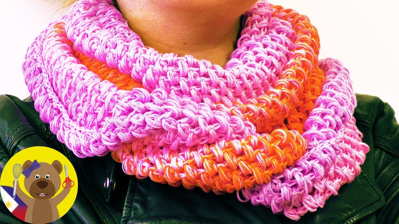 Maggantsilyo ng Loop Scarf para sa Spring | Ombre Scarf ...