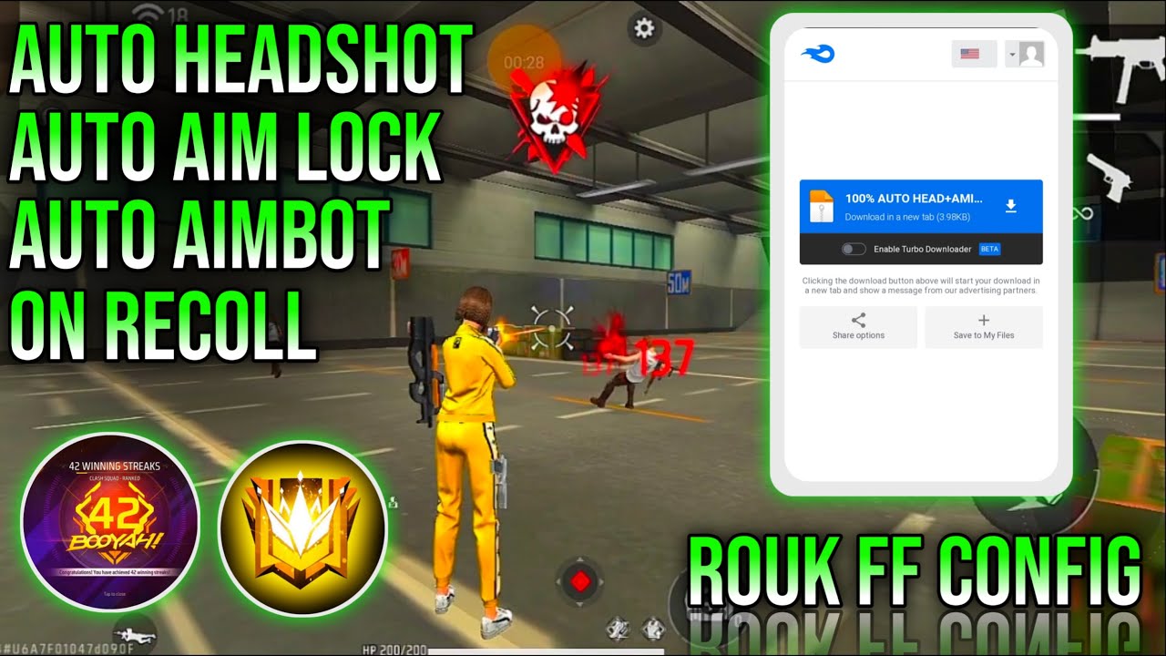 OB44 | Auto headshot config file free fire aimbot+aimlock | Headshot config file free fire max ...