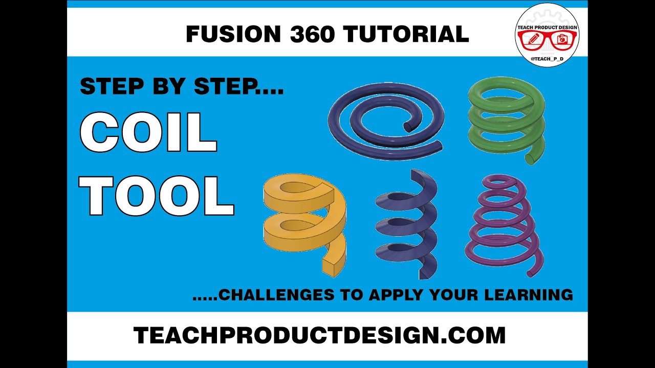 FUSION 360 How to use the COIL tool | All coil options explained ...