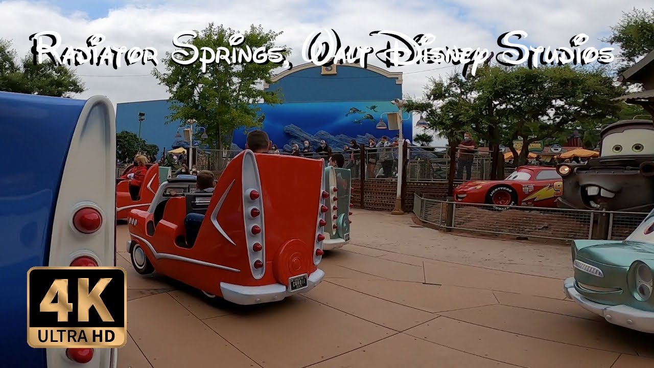 Radiator Springs, Walt Disney Studios [4K] 2021 - YouTube