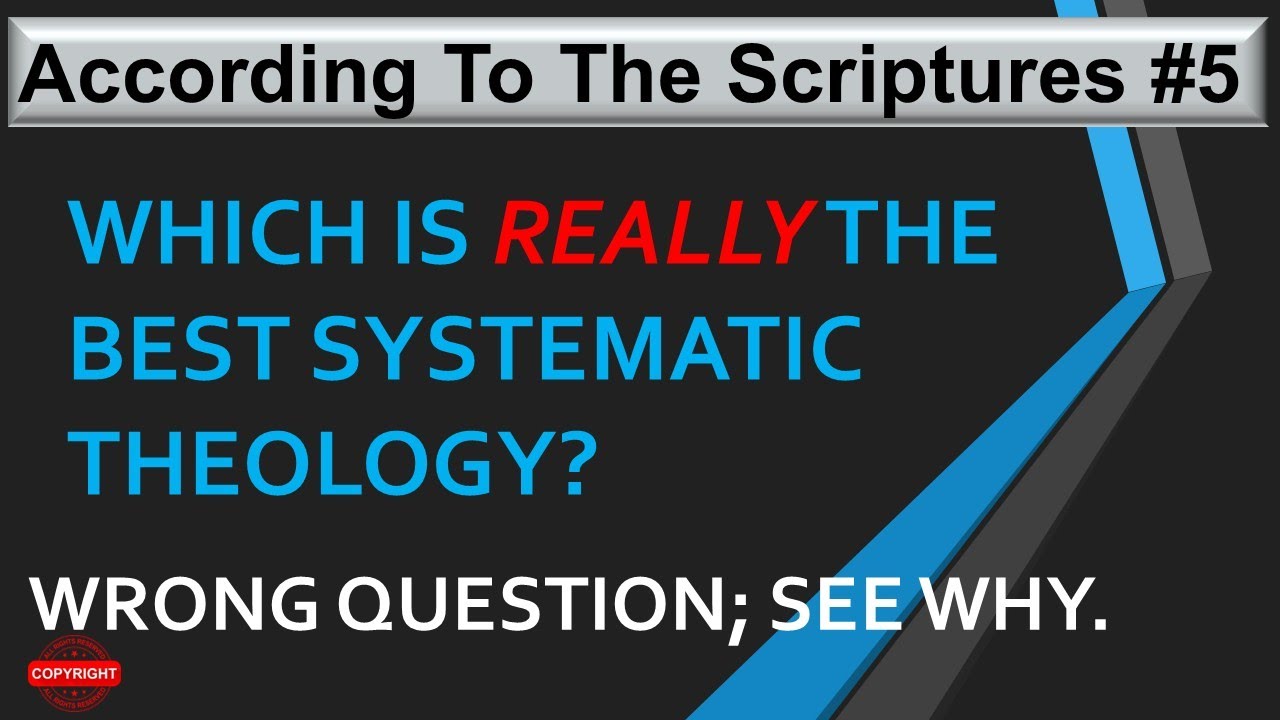 Which Is The Best Systematic Theology? - YouTube