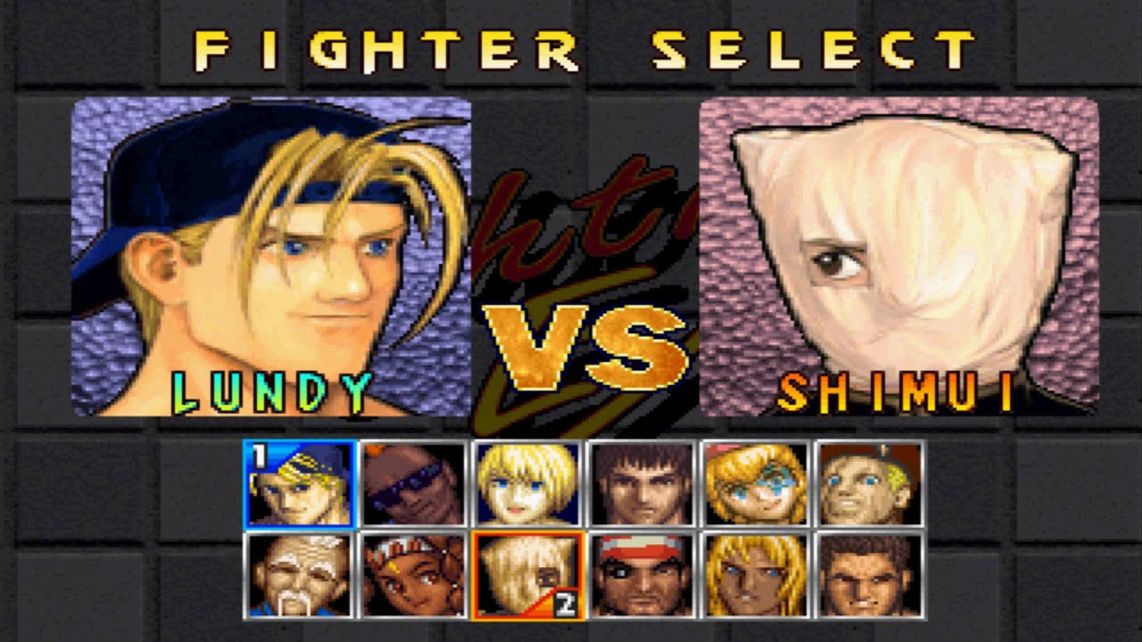 Fighting Eyes All Characters [PS1] - YouTube