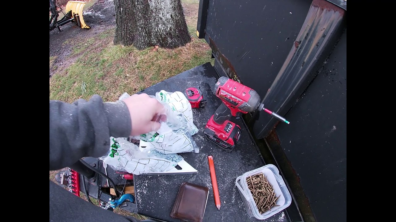 Building Dump Trailer Sideboards - YouTube