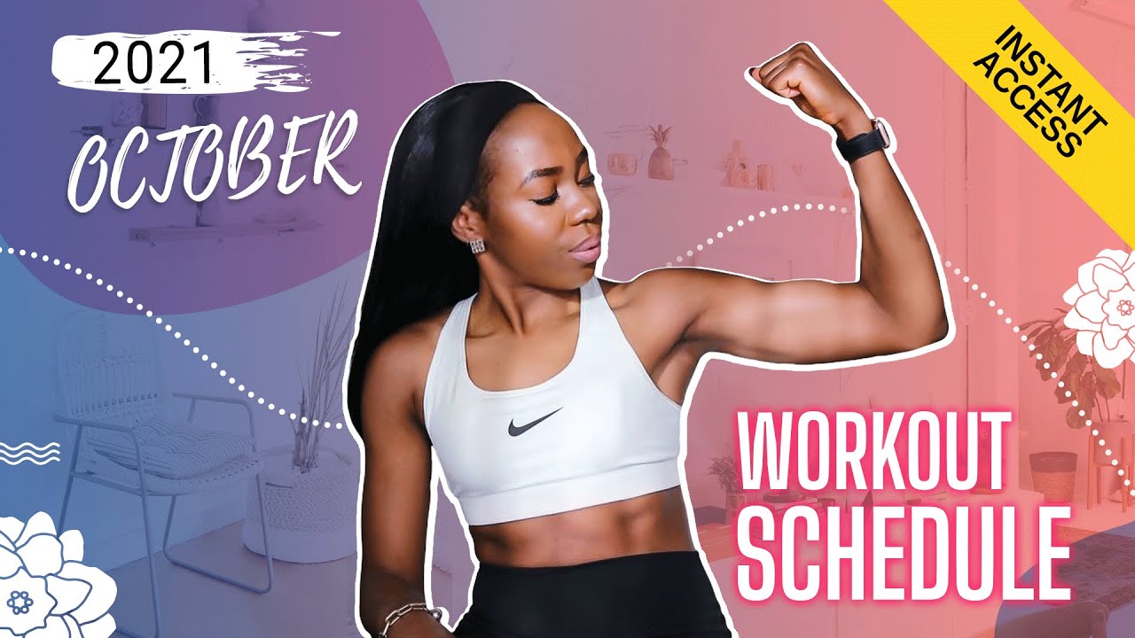 Try the October Workout Schedule - FREE - YouTube