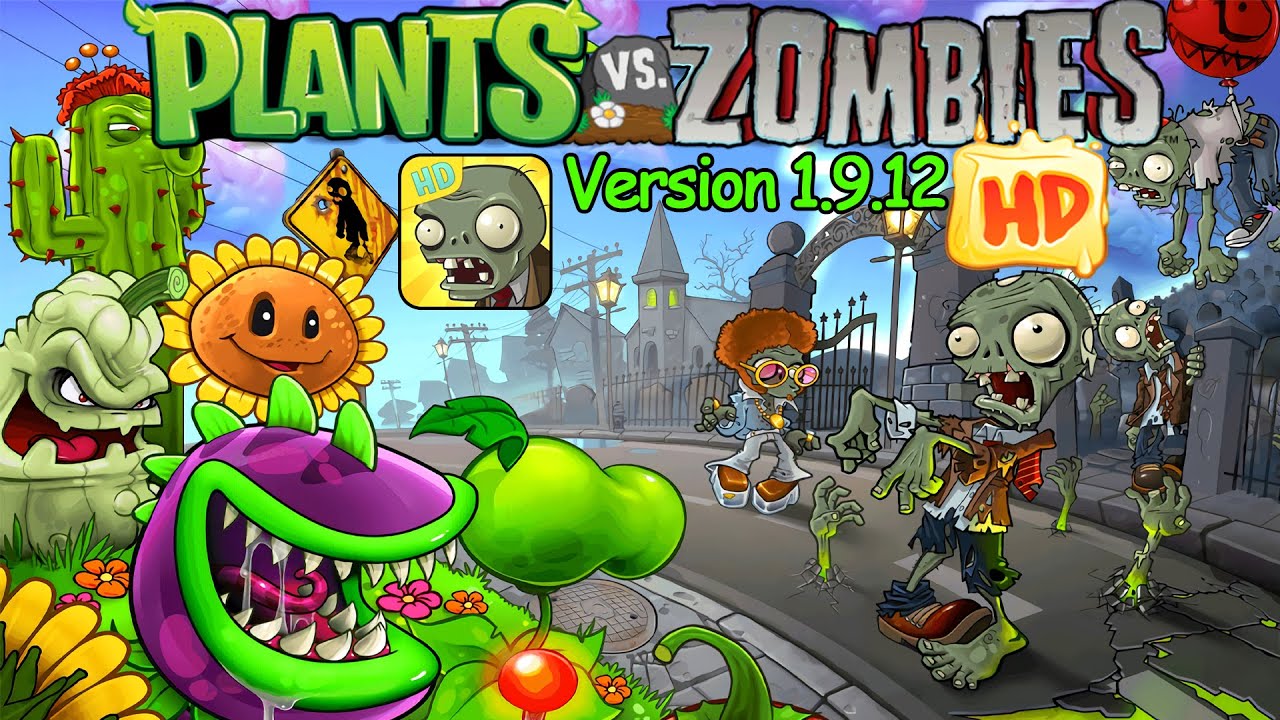 Plants vs. Zombies HD [iPad] [Version 1.9.12] FULL Walkthrough - YouTube