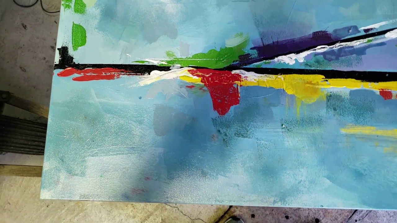 Jim vanderkeyl's Abstract Painting Project - YouTube