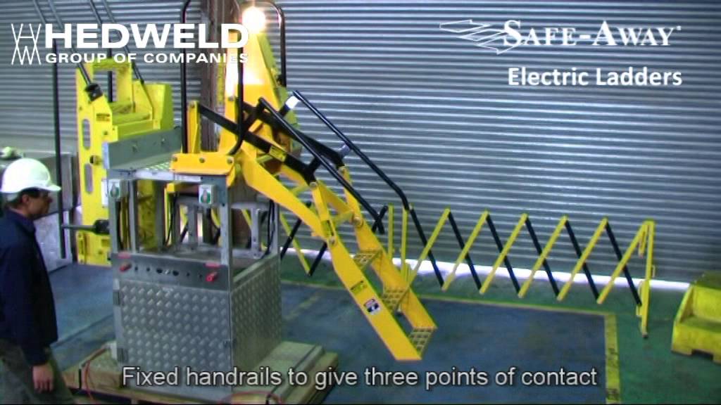 Safe-Away Electric Ladders - YouTube