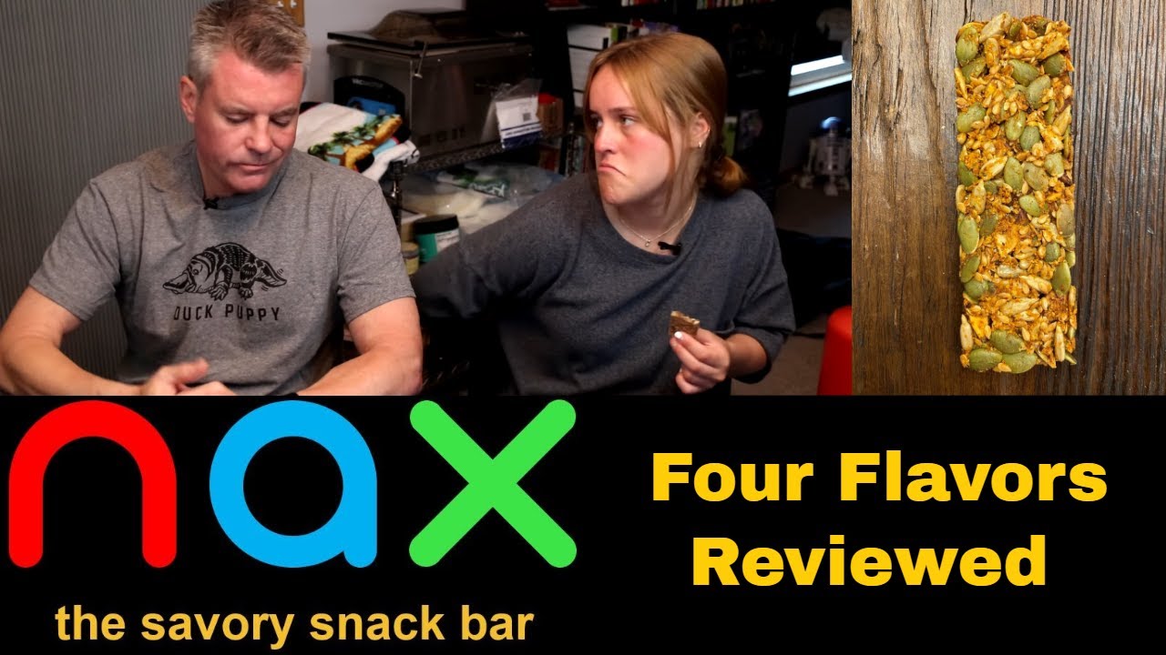Nax Savory Snack Bars Reviewed plus Coupon Code - YouTube