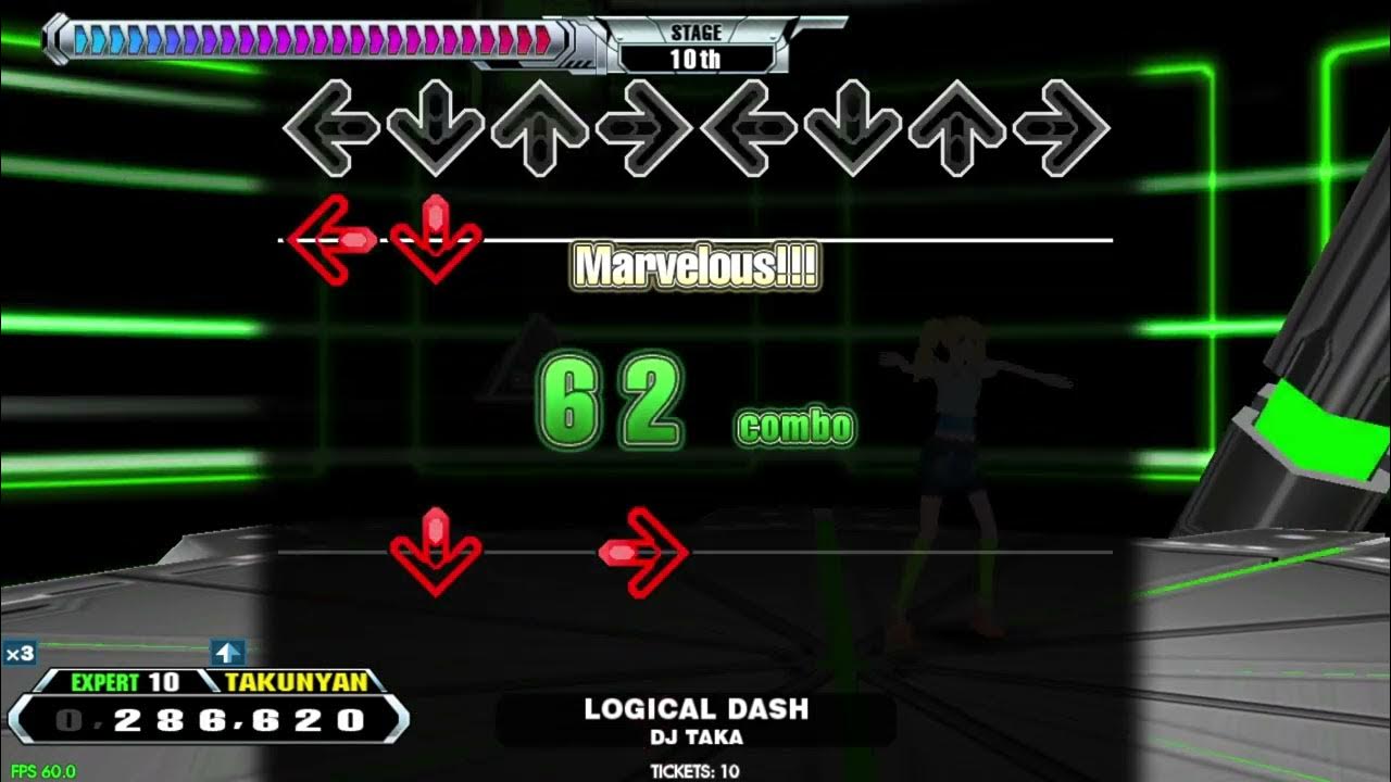 【DDR GRAND PRIX】LOGICAL DASH【DP EXPERT】 - YouTube