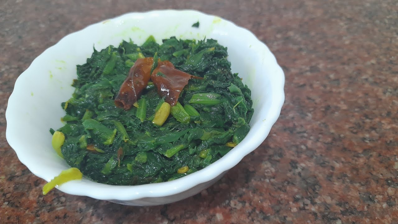 Easy Spinach recipe/palang sag/bengali style recipe/ healthy and tasty ...
