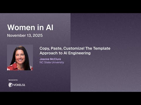 Copy, Paste, Customize! The Template Approach to AI Engineering. - YouTube