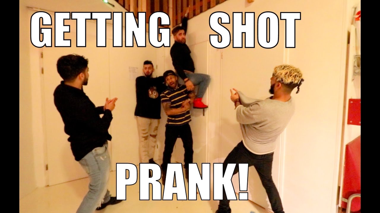 GETTING SHOT PRANK!! - YouTube