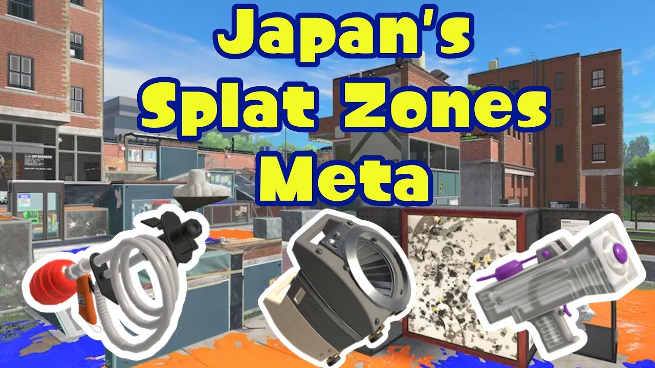 Japan's Splatoon Splat Zones Meta at Area Cup #76 - YouTube