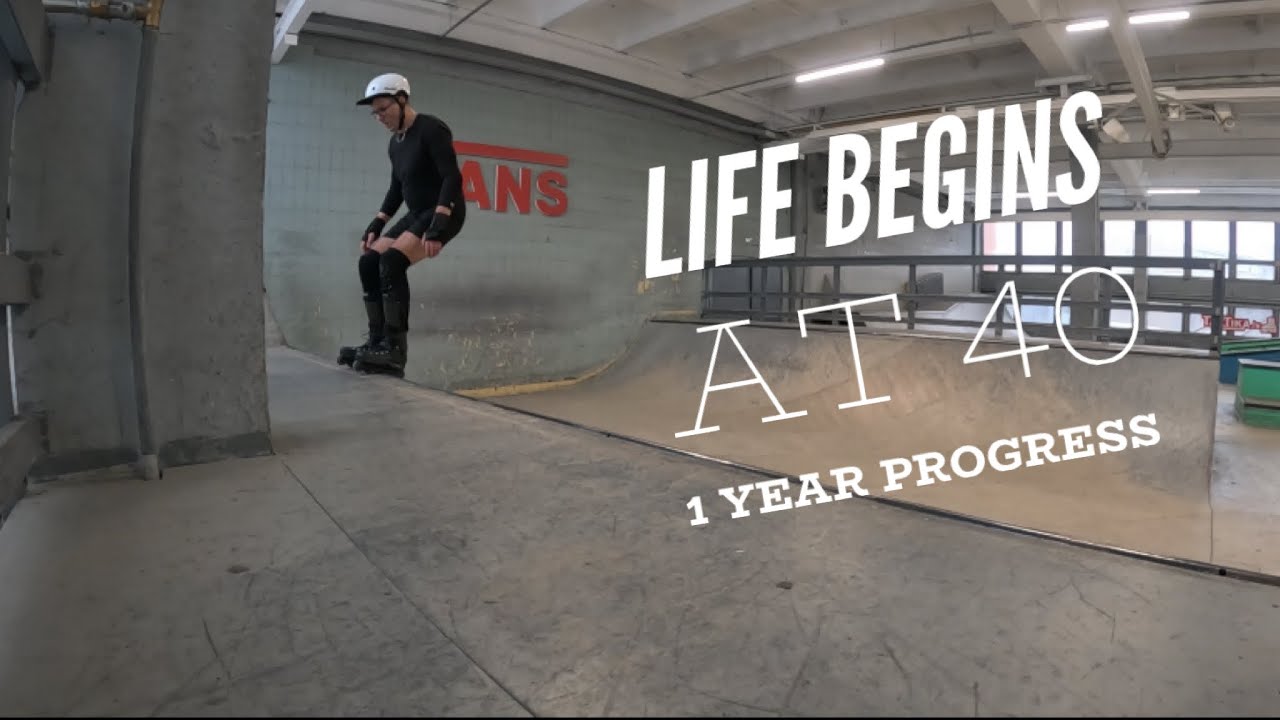 1 Year of aggressive skating Progression! (Age 45). Episode 2.1. - YouTube