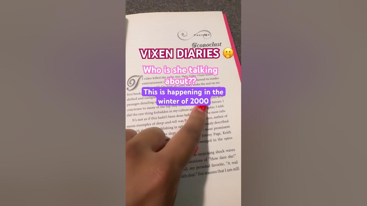 Vixen Diaries 😧 Who is this secret man? #musicindustry #books #bookreview - YouTube