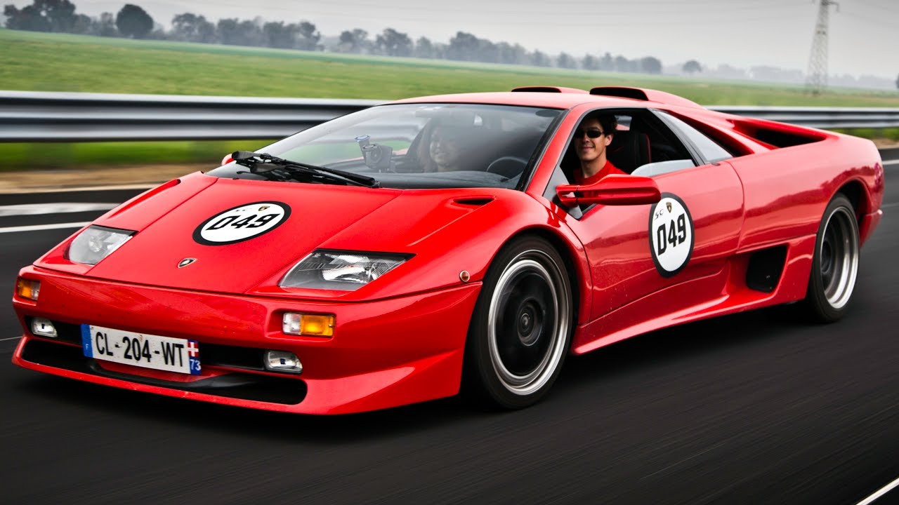 Lamborghini Rally in Italy with Aventadors, Miuras, Countaches and More ...