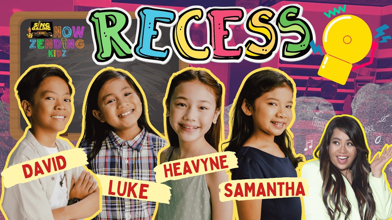 Now Zending Recess | Singkulits David, Heavyne, Luke and Samantha with ...