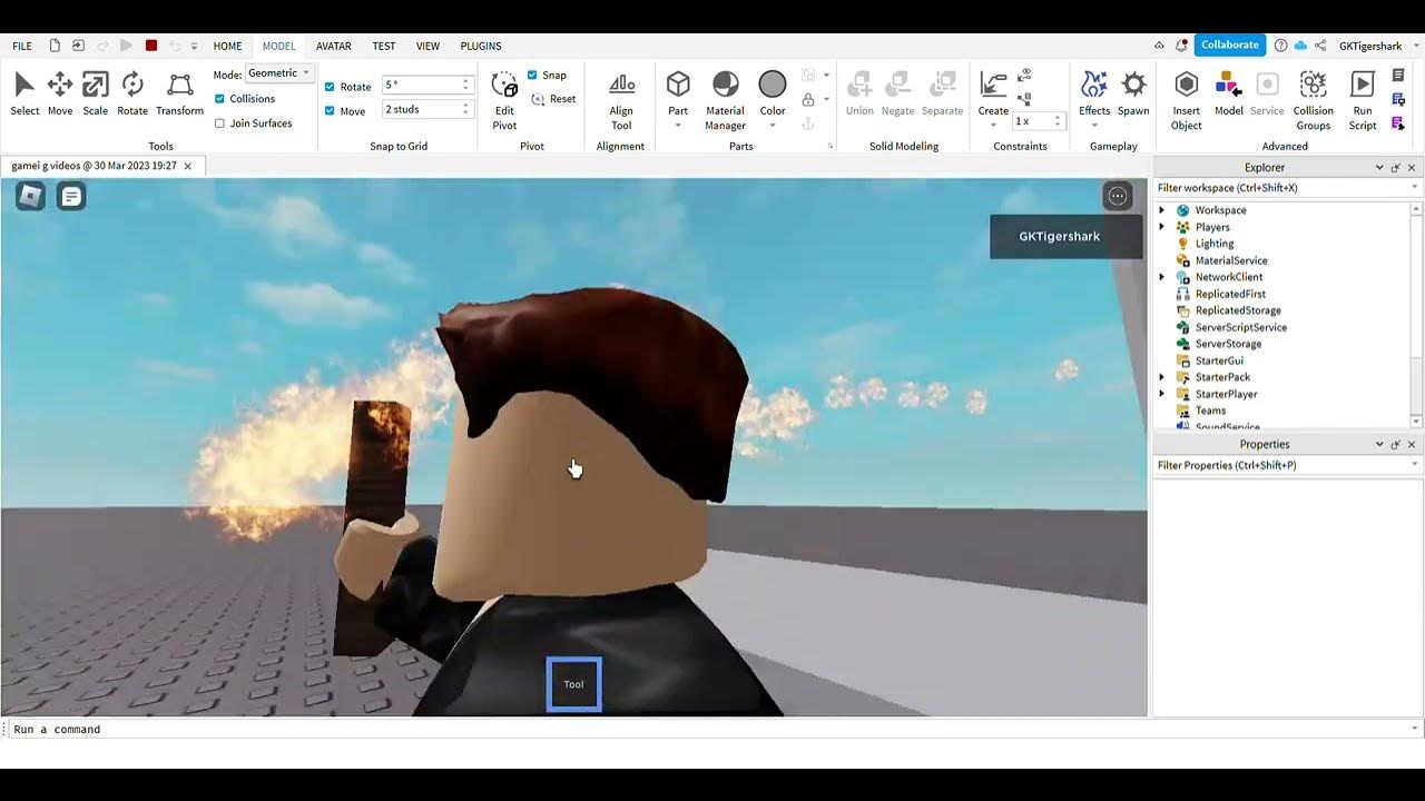How to control the handle position ROBLOX studios easy - YouTube
