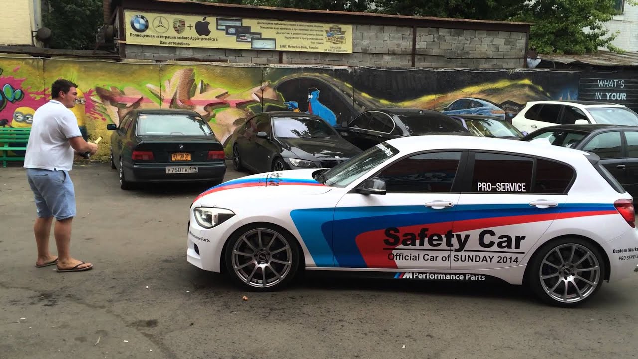 Завершение проекта BMW F20 M116 Safety Car - YouTube