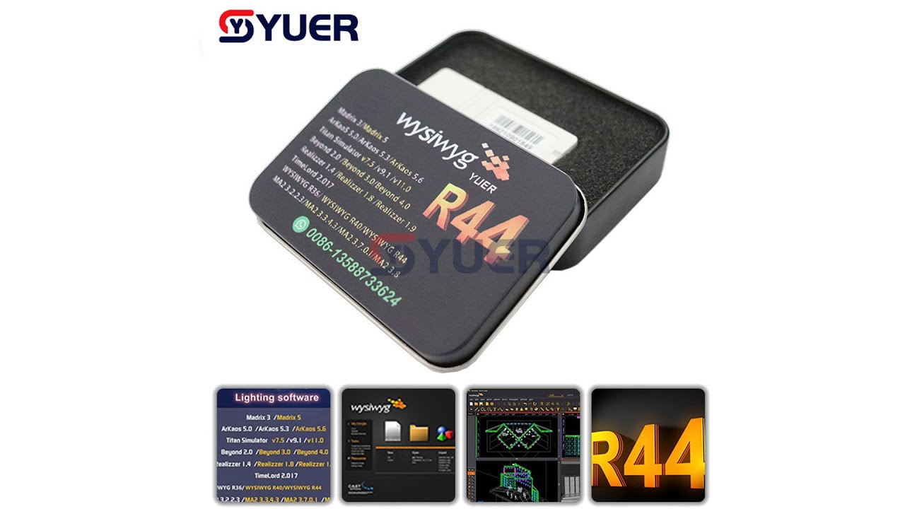 Lighting 8in1 Software 3D Program Realizzer Timelord MA2 Grandma 2 Artnet Light DMX512 USB ...