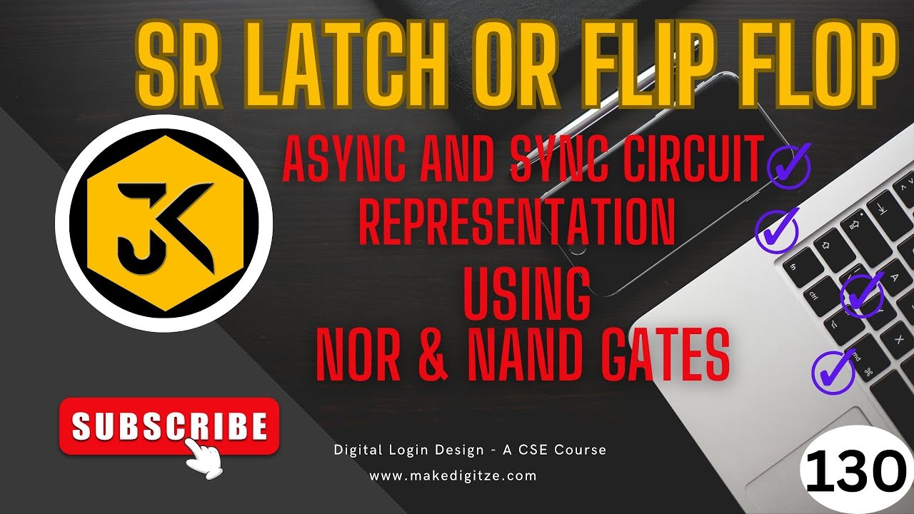 130 || DLD || SR Latch/Flip-Flop: Async and Sync Circuit Representation ...