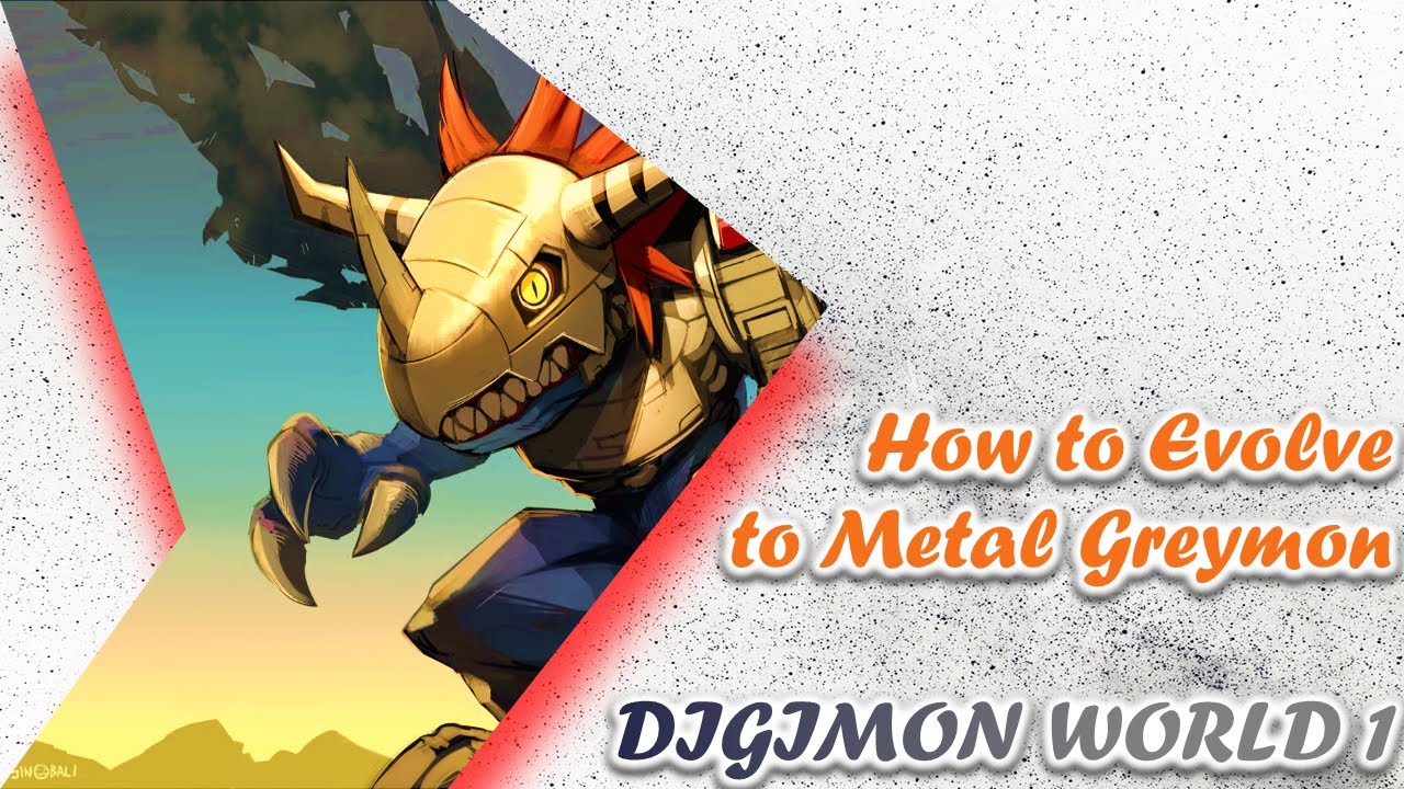 How to Evolve to Metal Greymon [Digimon World 1] - YouTube