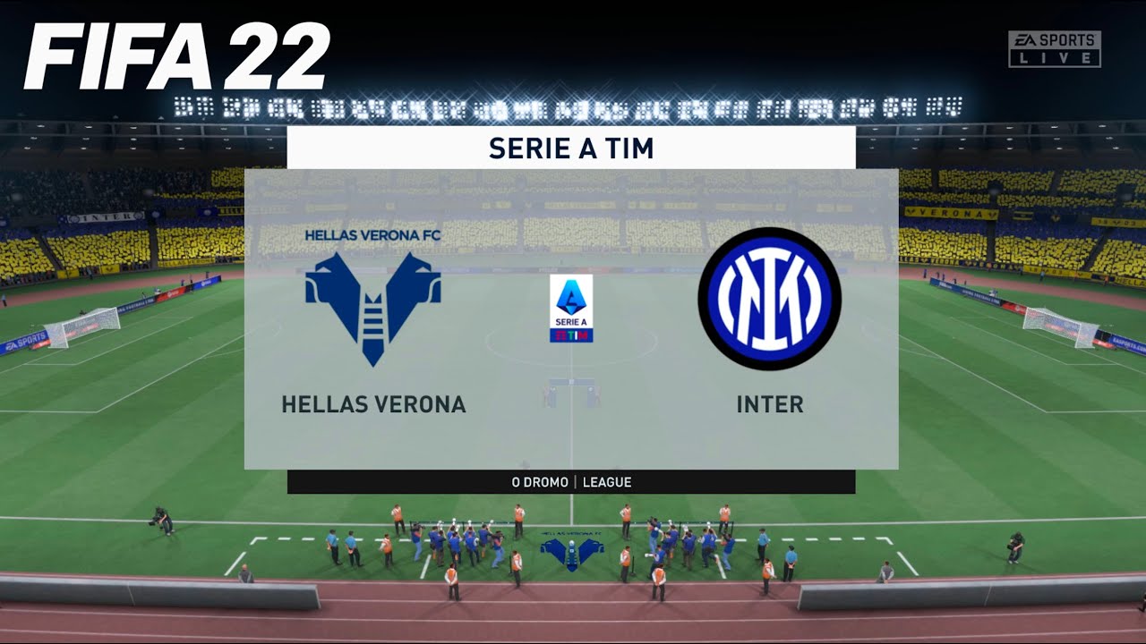 FIFA 22 PS5 Verona vs Inter Milan - Italy Serie A Tim Gameplay - YouTube