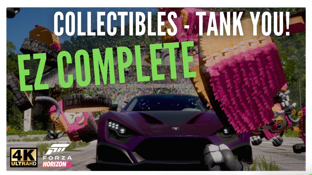Forza Horizon 5 Collectibles Tank You! Easy Complete - YouTube