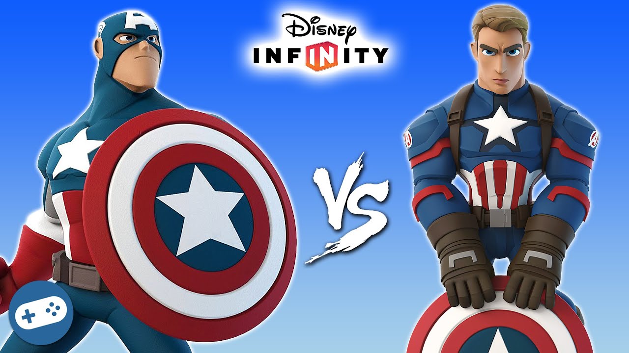 Captain America VS Captain America The First Avenger Marvel ...