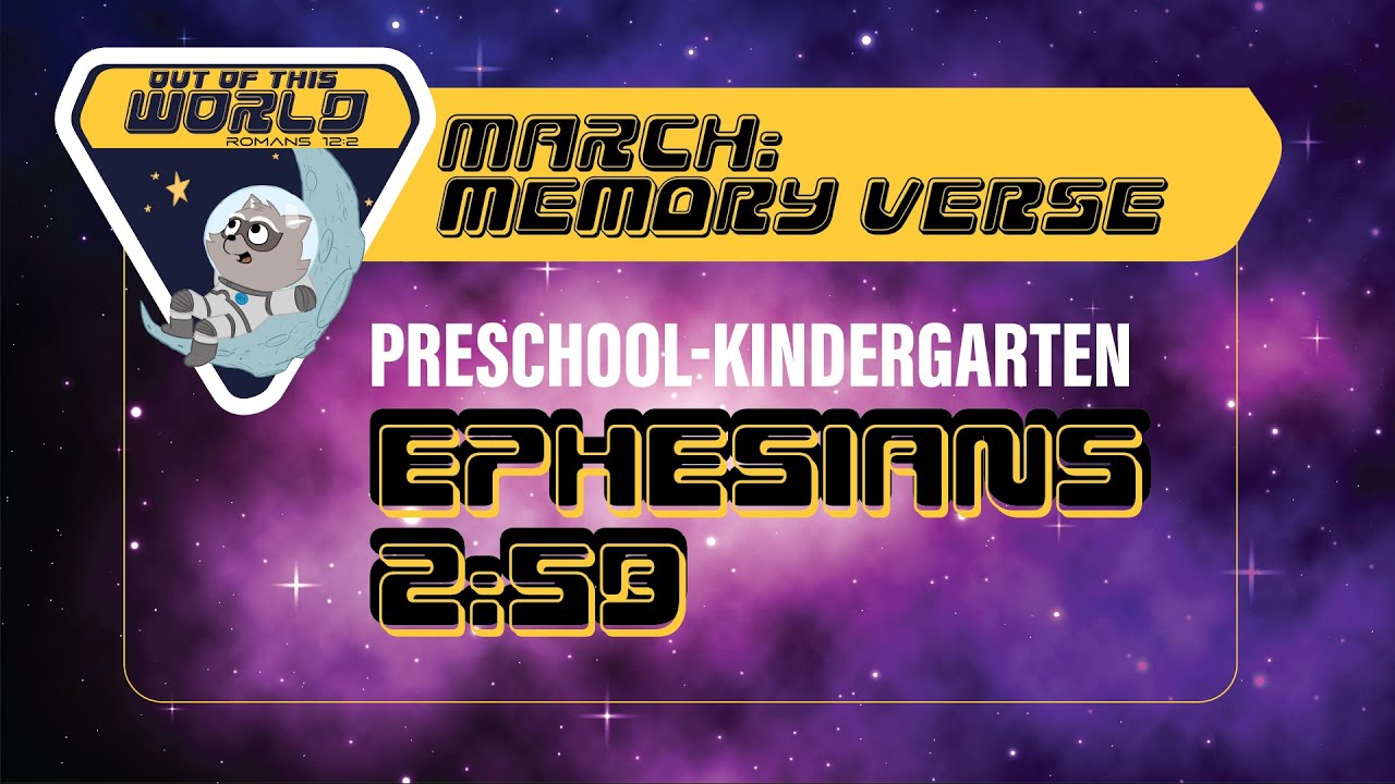 March Memory Verse (PreK-Kindergarten) | 2024 - YouTube