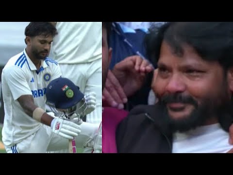 Nitish kumar reddy Father Got emotional After his century | Nitish ...