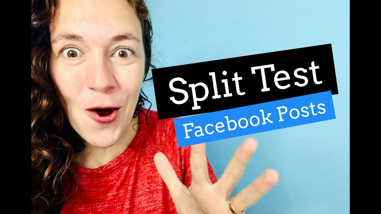 How to Split Test Posts on Facebook - YouTube