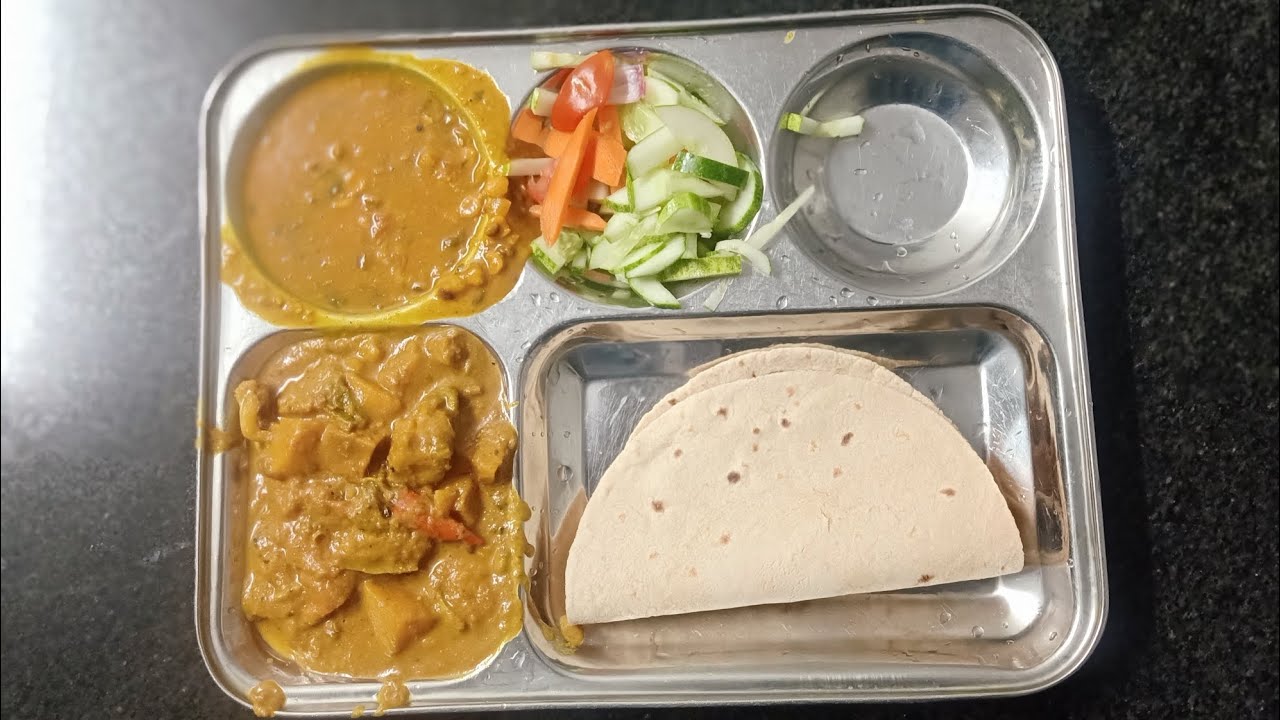 Roti Mix Curry With Salat || Food Vlogs Odisha - YouTube