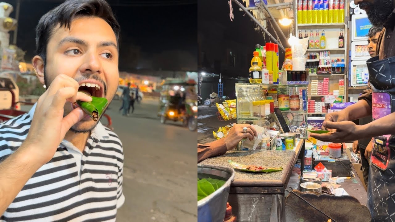 Most Famous Indian Pakistani Street Food | pan is Unique Asian Food ...