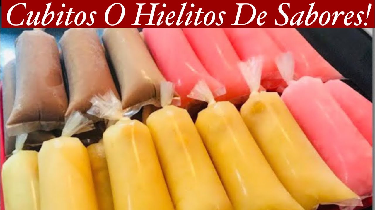 🇲🇽FACILES CUBITOS/HIELITOS DE SABORES! - YouTube