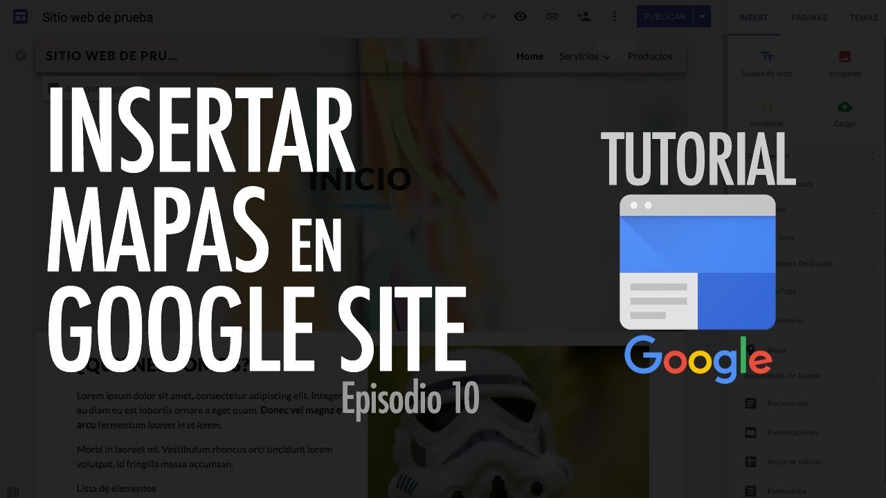 CÓMO INSERTAR MAPA A UN SITIO WEB | Google Site, ep. 10 - YouTube