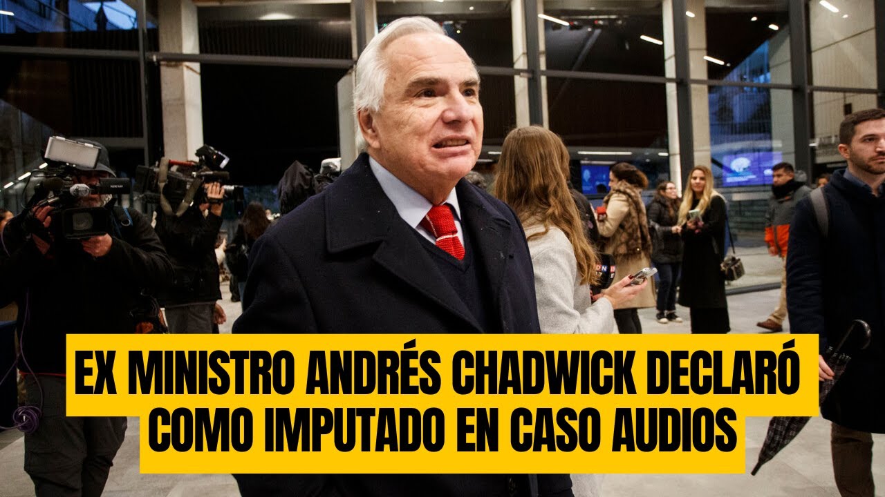Ex ministro Andrés Chadwick declaró como imputado en Caso Audios - YouTube