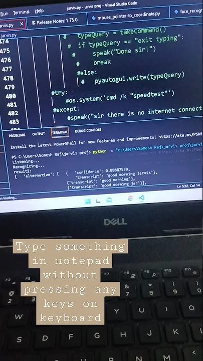 Jarvis-My Creation___ Python programming #python #programming #technologyworld #jarvis - YouTube
