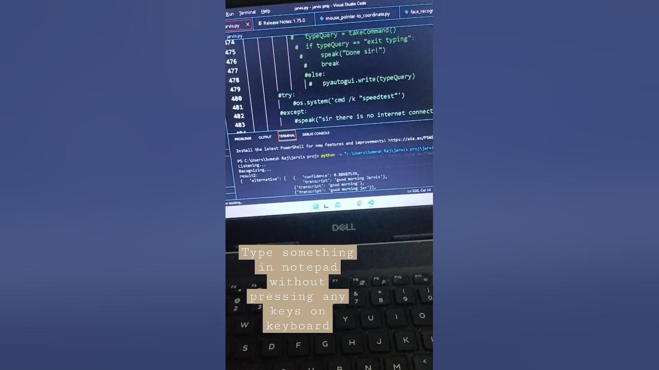 Jarvis My Creation Python Programming Python Programming Technologyworld Jarvis Youtube