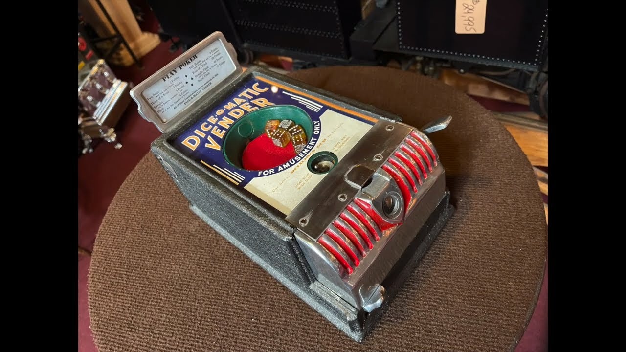 1934 GROETCHEN "DICE O MATIC" TRADE STIMULATOR SOLD FOR $1,495 - YouTube