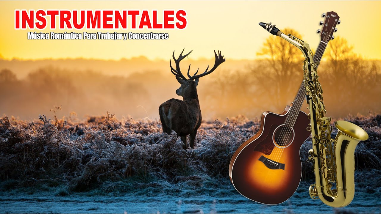 Las 100 Mejores Canciones Instrumentales - Música Romántica Para ...