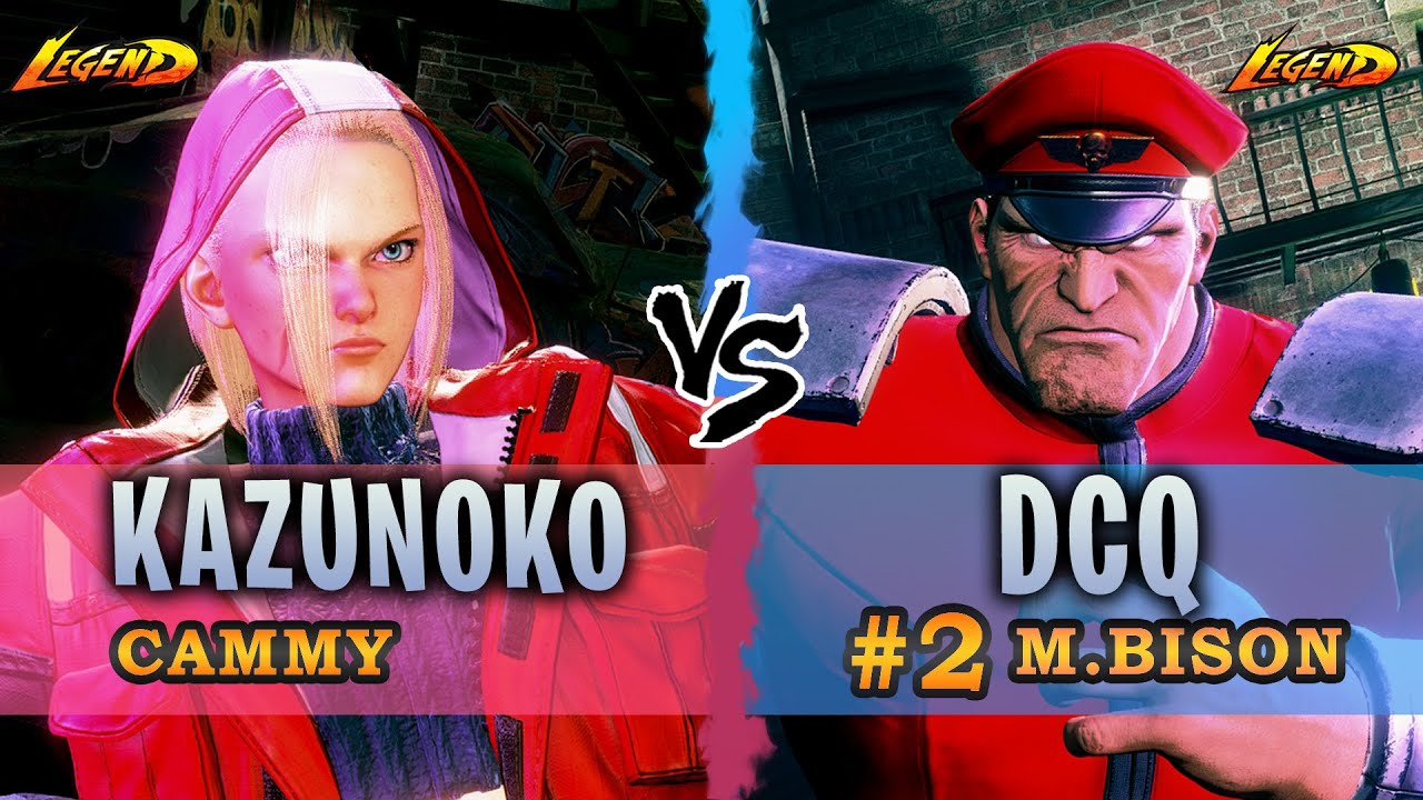 SF6 Cammy ( Kazunoko ) Vs. Ranked #2 M.Bison ( DCQ )『 Street Fighter 6 ...