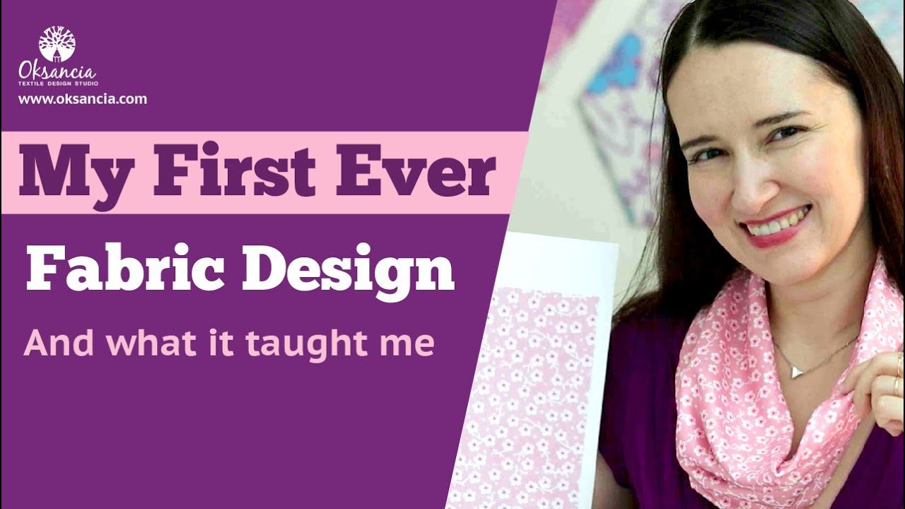 A DIY scarf using my first fabric pattern design ever and what it ...