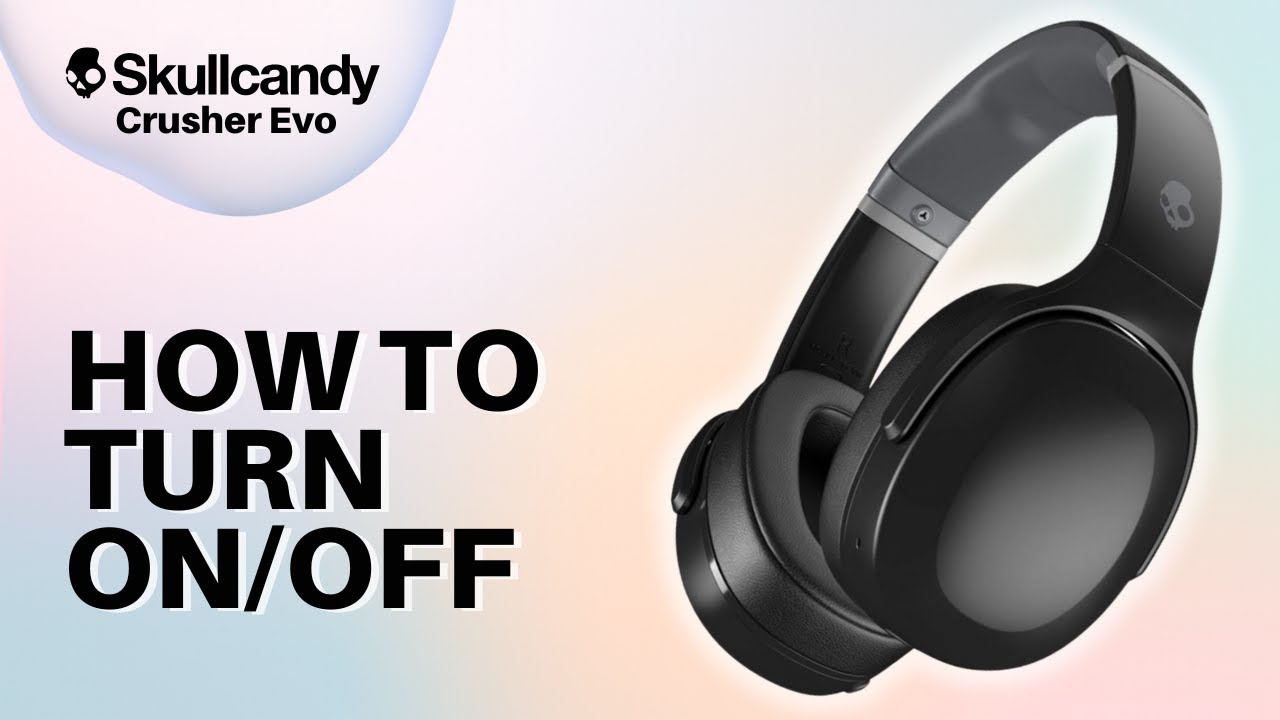 How to Use Skullcandy Crusher Evo - YouTube