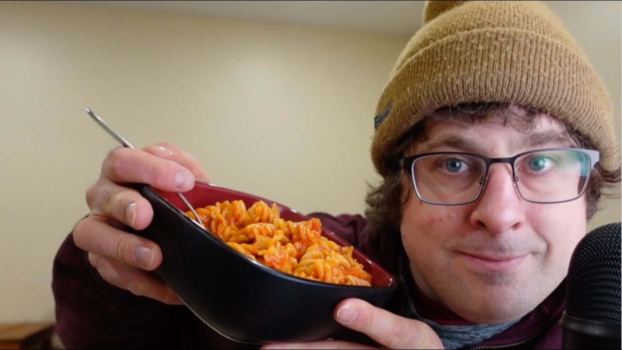 ASMR eating pasta and talking about video games I used to play ...
